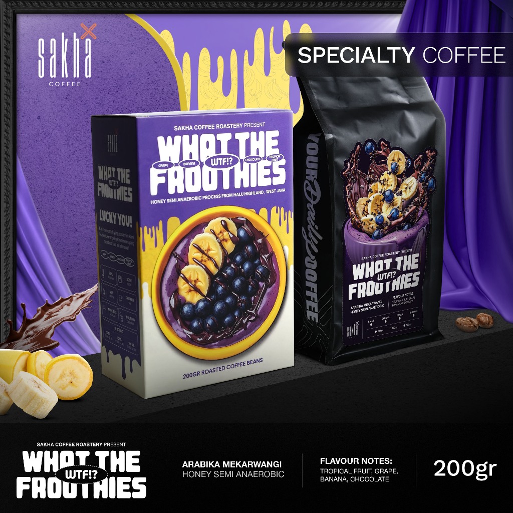 WHAT THE FROOTHIES Specialty Coffee Beans Arabica Coffee by Sakha ...