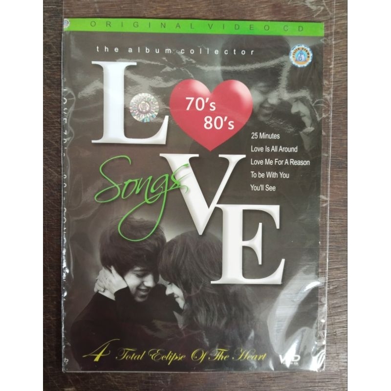 Original vcd cassette love song 70-80 vol 4 | Shopee Malaysia