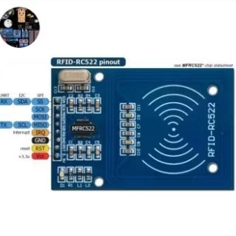 New PART ONLY RFID Module RC522 RC-522 RC 522 MFRC522 13.56MHz IC ID Card Reader Detector Module ...