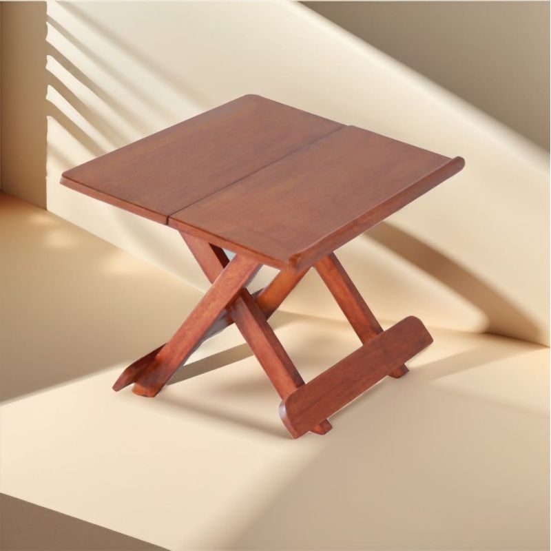 KAYU Teak Wood Portable Folding Table / Teak Wood Folding Study Table ...