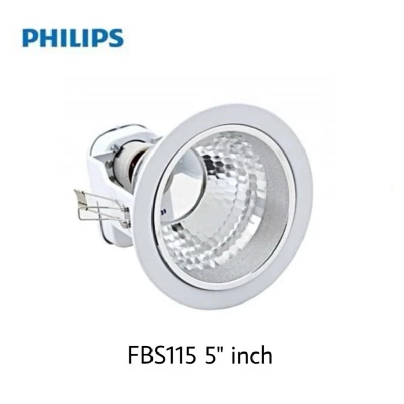 Philips Downlight Fitting Hood FBS115 FBS 115 5inch 5inch 5" E27 ...