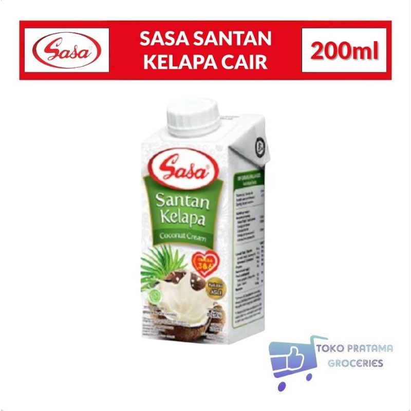 COCONUT MILK SASA 200ml | Shopee Malaysia