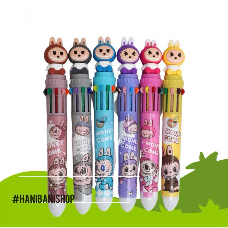 Pen 10 Colors for Children with LABUBU Motif | Shopee Malaysia