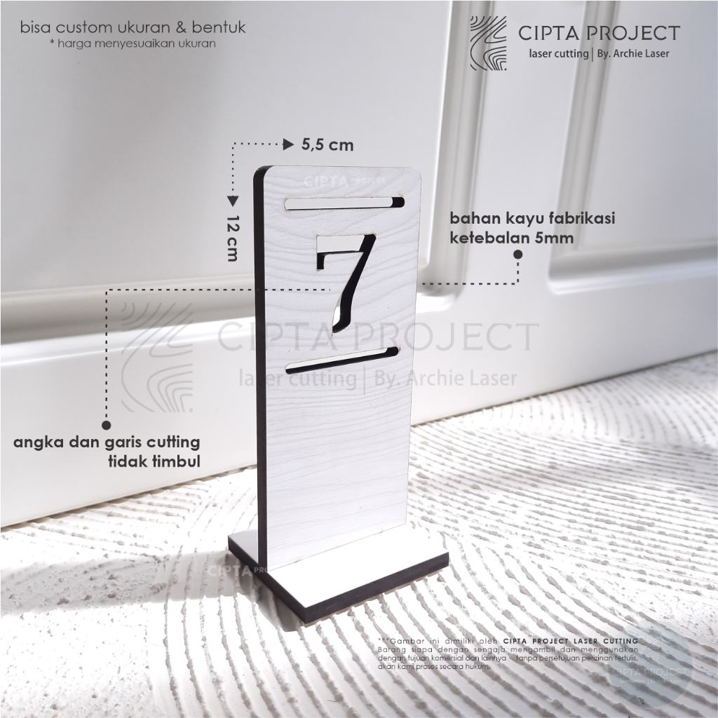 Wooden Table Numbers, Restaurant / Cafe / Coffee Shop / Restaurant ...