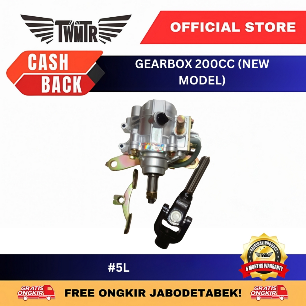 5L TWMTR - GEARBOX GEAR BOX 200CC NEW MODEL FOR TRIWHEEL MOTORCYCLES ...