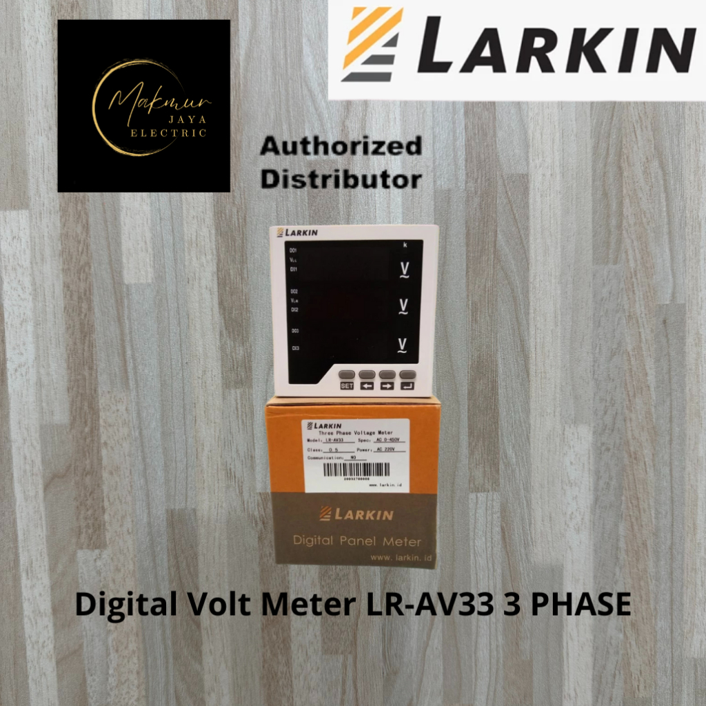 Larkin LR-AV33 3 Phase Digital Volt Meter | Larkin AV-33 3 Phase ...