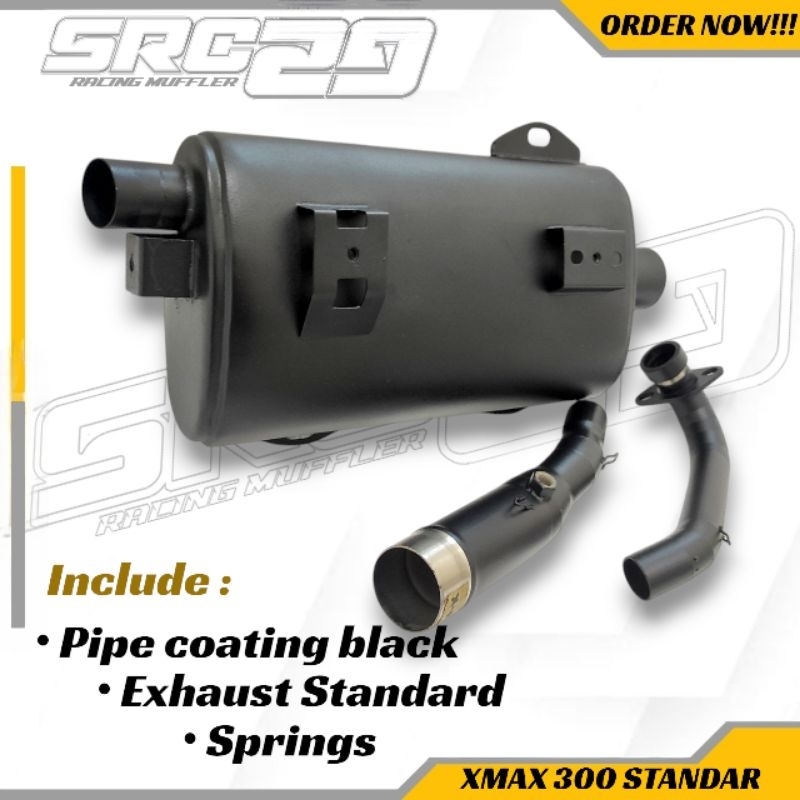 Xmax 300 exhaust standard racing - yamaha xmax 300 standard racing type ...