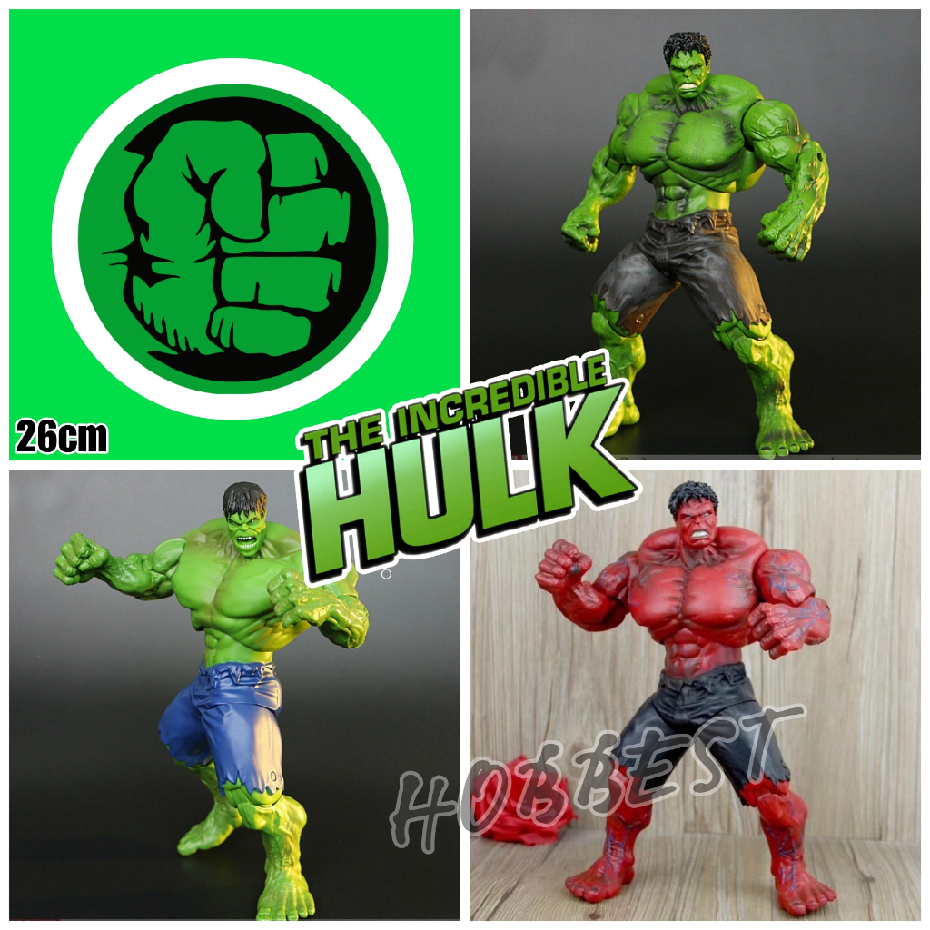 Hulk 26cm Action Figure - Marvel Superheroes Miniature Toy Avengers ...