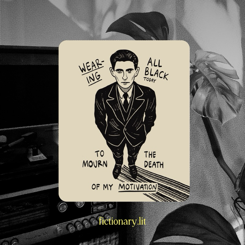 Dextivated Franz Kafka Vinyl Sticker | Shopee Malaysia