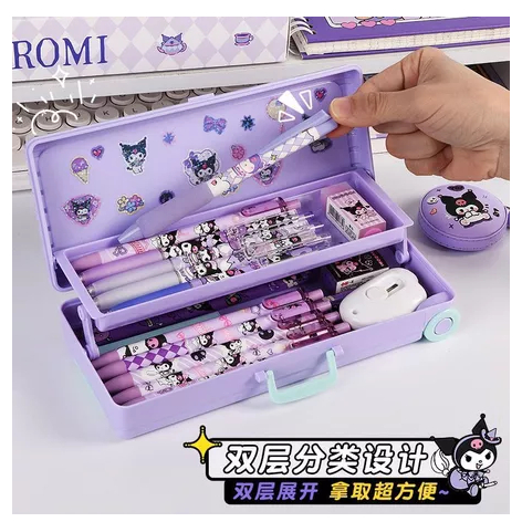 LH Suitcase Style Character Pencil Box Suitcase Pencil Box Pull Wheel ...