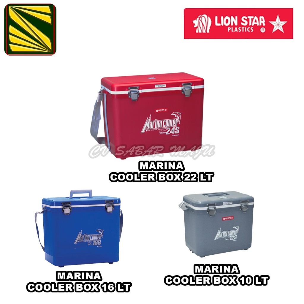 Marina Ice Cube Cooler Box 10 L, 16 L, 22 L Lionstar | Shopee Malaysia