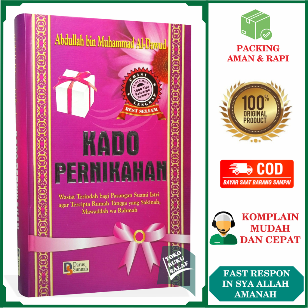 ORIGINAL Wedding Gift The Most Beautiful Will for Husband and Wife Couples Building a Sakinah ...
