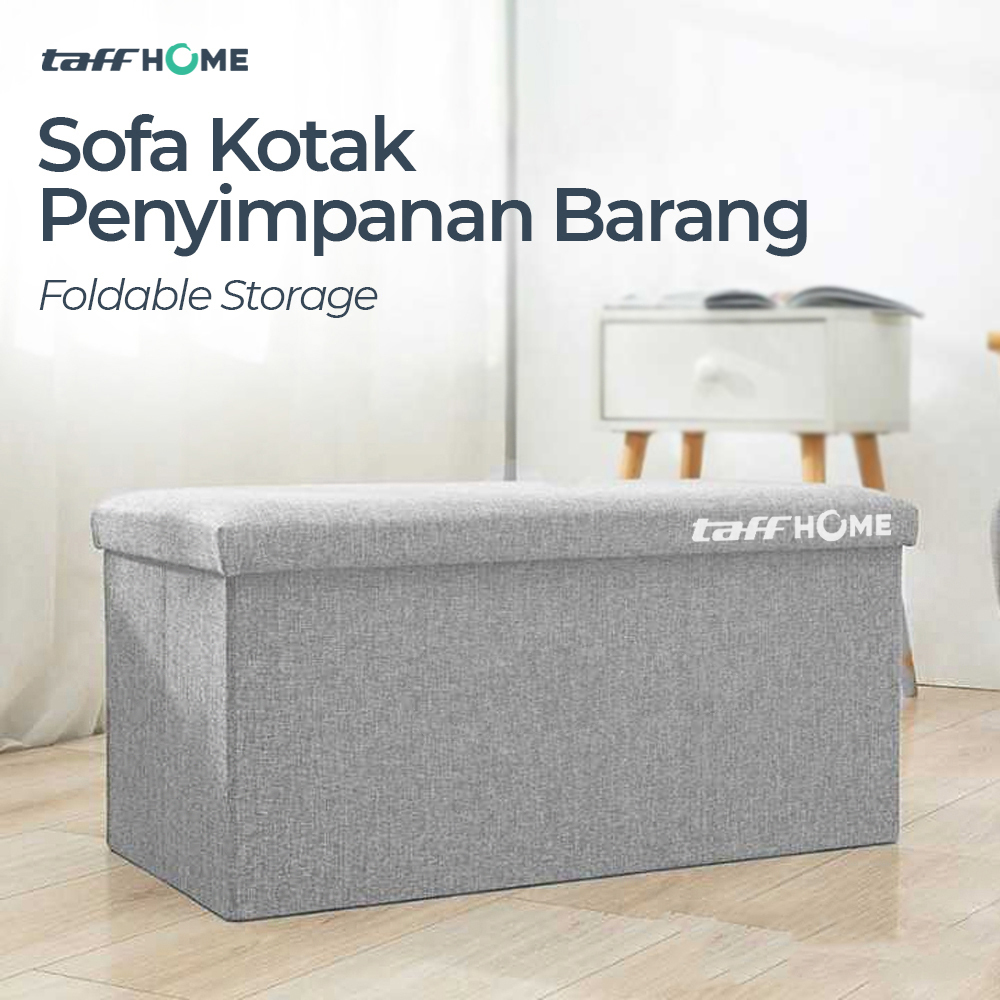 PP Sofa Storage V2 Minimalist Home Storage Box Chair Seating Foldab Box ...