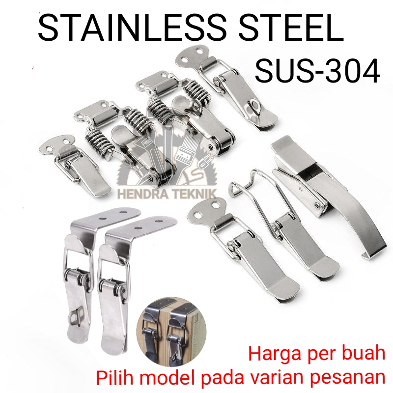 STAINLESS STEEL PETI HOOK GRENDEL SUS-304 TOGGLE LATCH CLAMP ANTI RUST ...