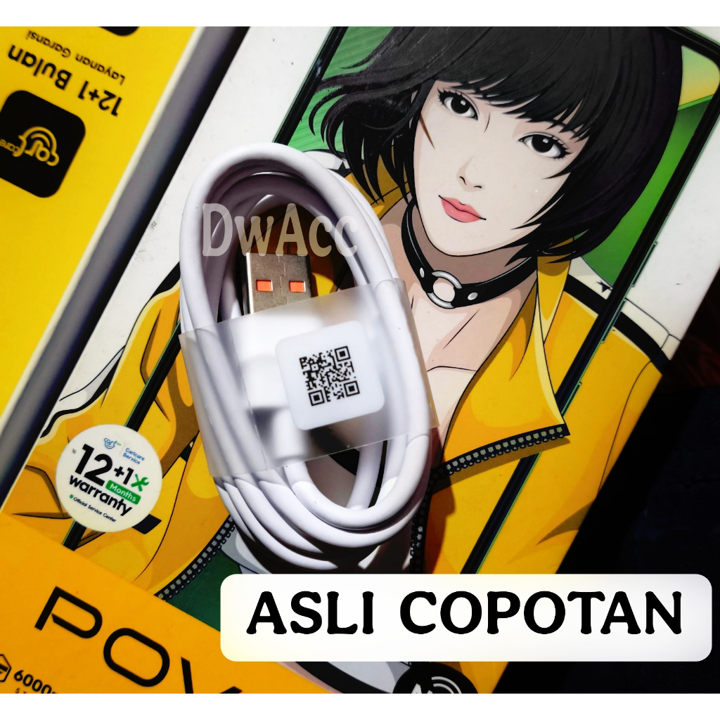 [ CODE 060 ] TECNO POVA 6, POVA 5 PRO Data Cable Original 100% Fastcharging 70W 68W | Shopee ...