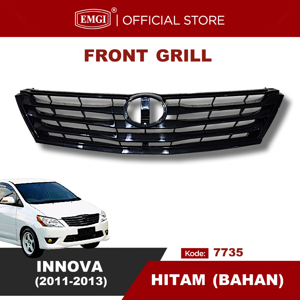 EMGI - Front Grille Innova 2011 2012 2013 Black | Shopee Malaysia