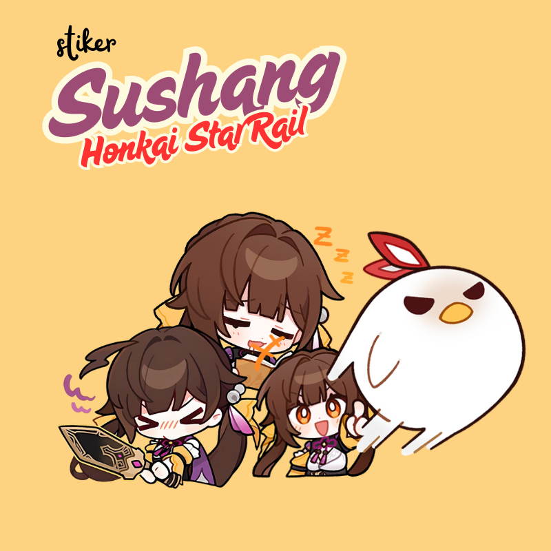 STICKERS SUSHANG HSR | SUSHANG HONKAI STAR RAIL STICKER 7 CM VINYL ...