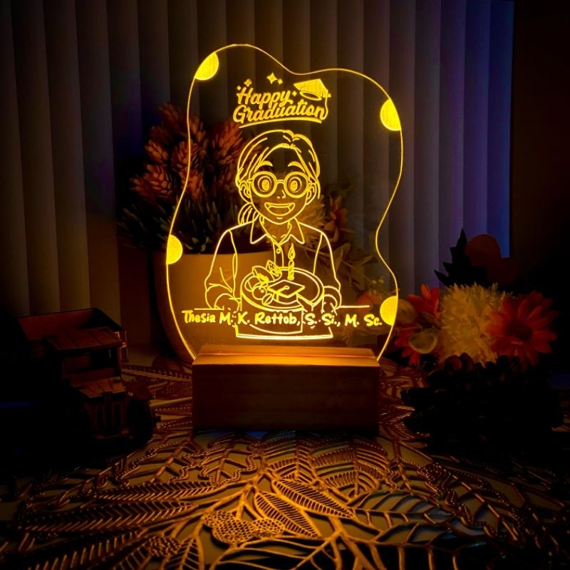 CUSTOM LASER ENGRAVED, Acrylic Display Graduation Gift, Acrylic Gift ...