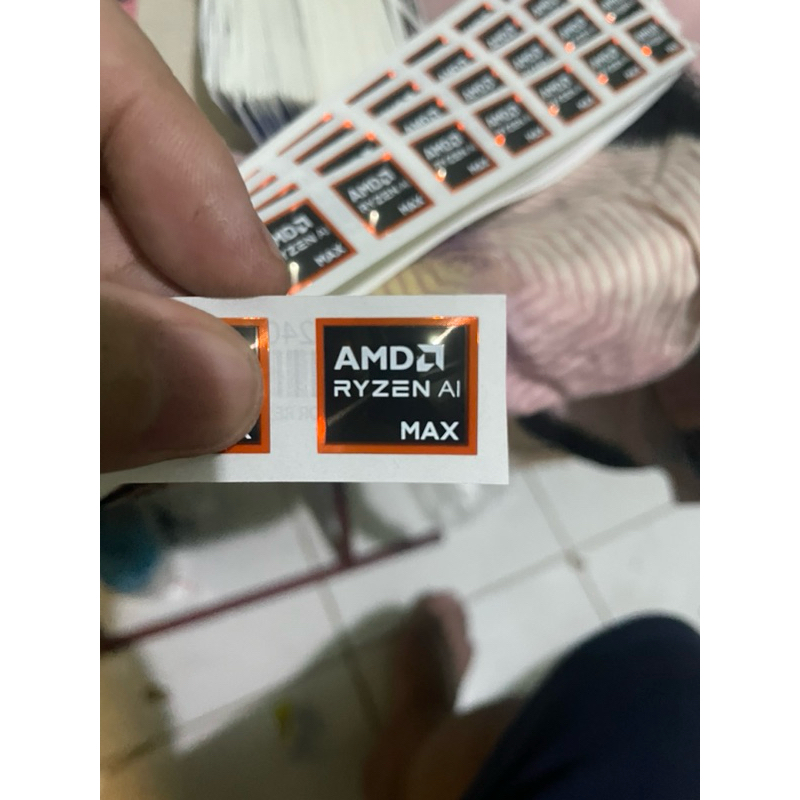 Original AMD Ryzen AI Max gen9 logo Sticker | Shopee Malaysia