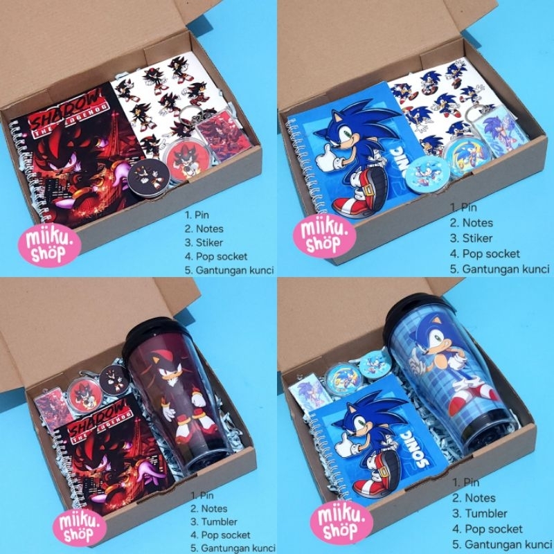 BIRTHDAY GIFT HAMPERS SONIC CHARACTER BIRTHDAY GIFT | Shopee Malaysia