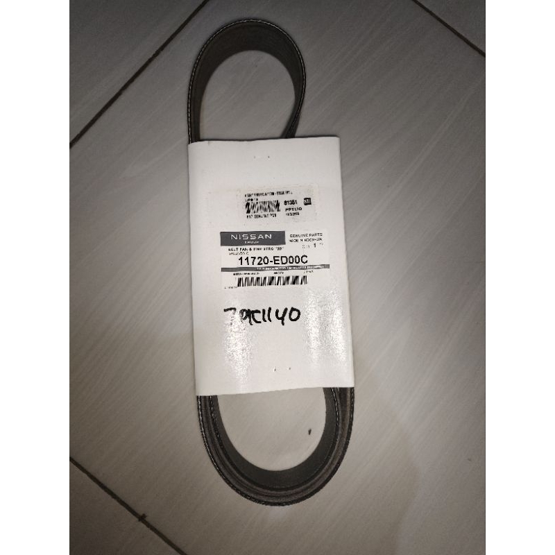Nissan livina 1500cc 7PK1140 alternator fan belt original nissan deler ...