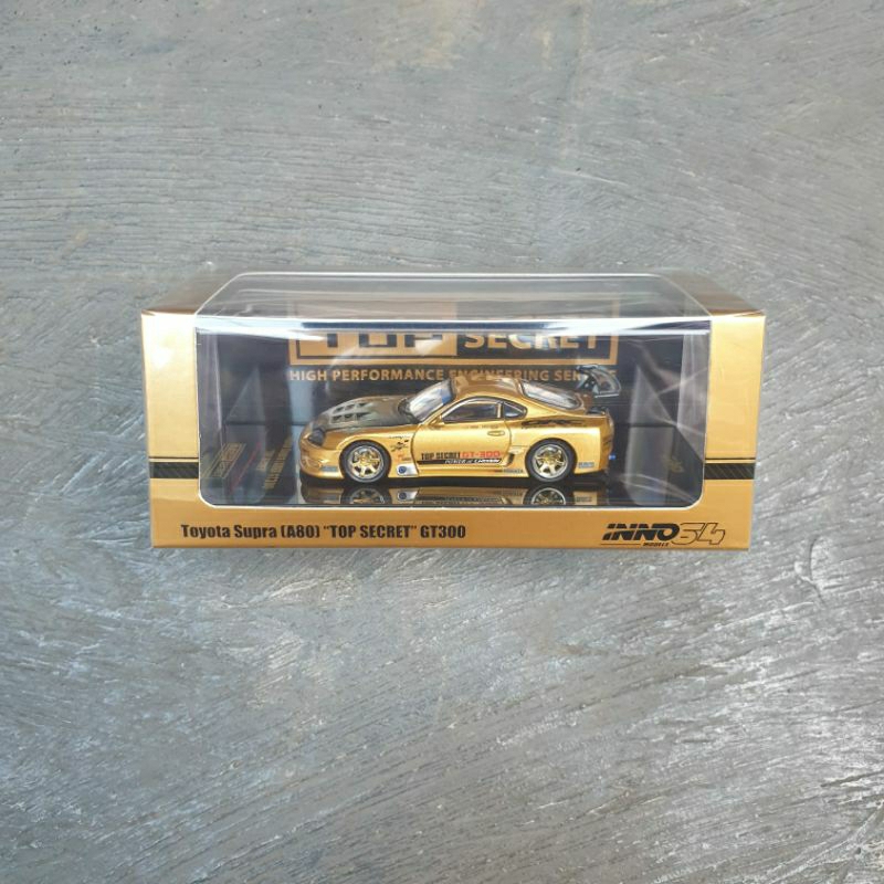 Inno 64 Inno64 Toyota Supra A80 Top Secret Gold GT300 With Carbon Hood ...