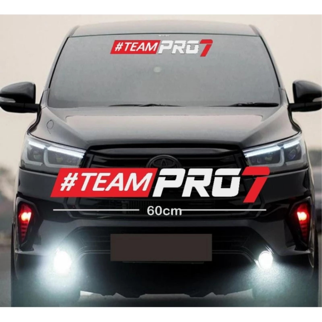 CAR WINDSHIELD STICKER PRO7 CUTTING TEAM STICKER FOR ALL CARS | Shopee ...