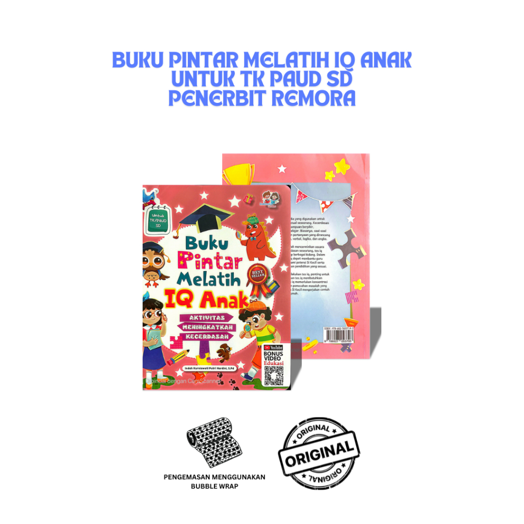Smart Book to Train Children's IQ, Activities to Increase Intelligence ...