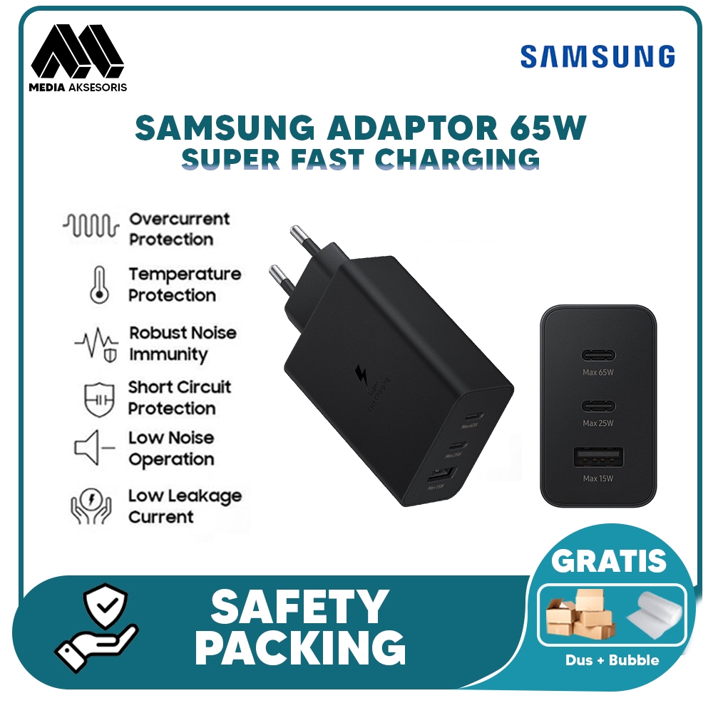 Original Samsung Charger 65W Super Fast Charging Original Official ...
