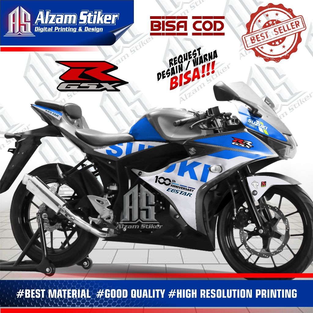 / Striping GSX R150 Semi Full Body / GSX R 150 Sticker / GSX R 150 ...