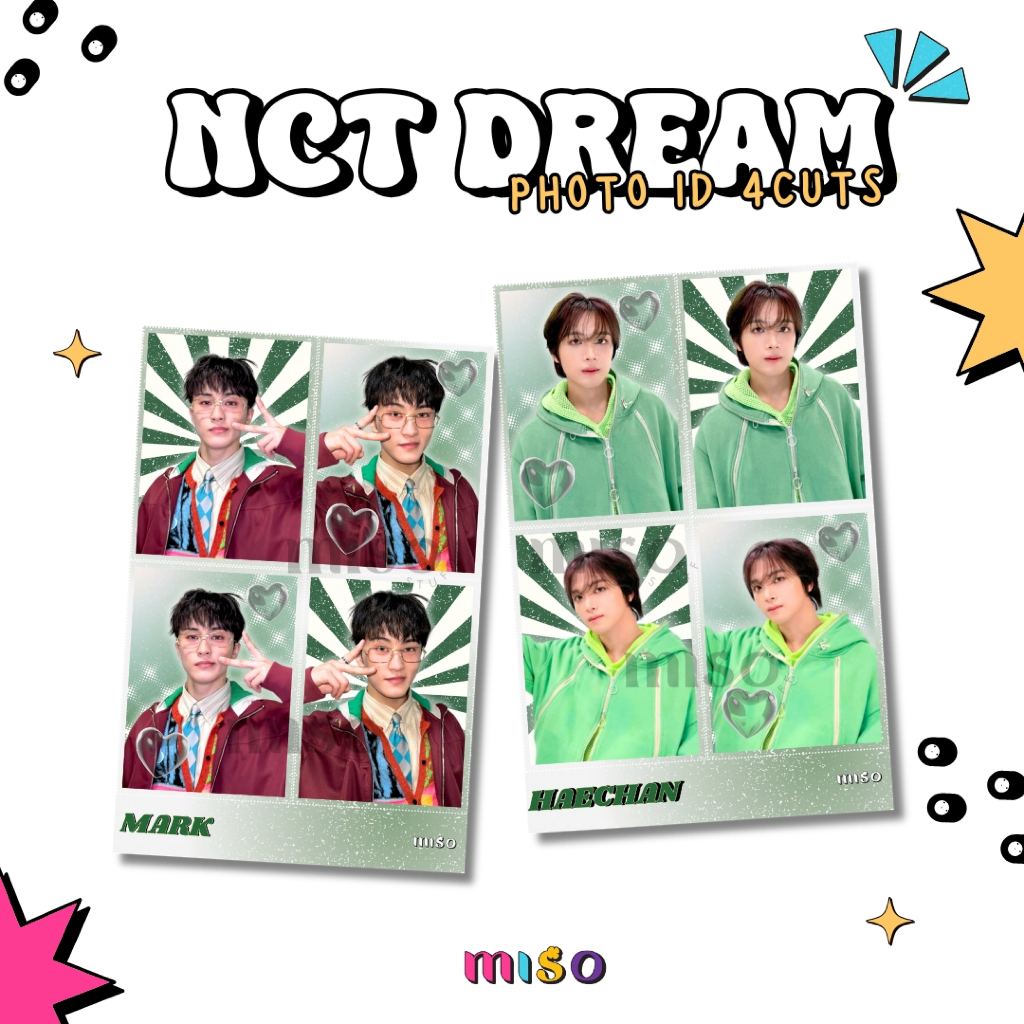 [MIN ORDER 3PCS] NCT DREAM Photo ID 4 cuts / Photo ID NCT DREAM / Photo ...