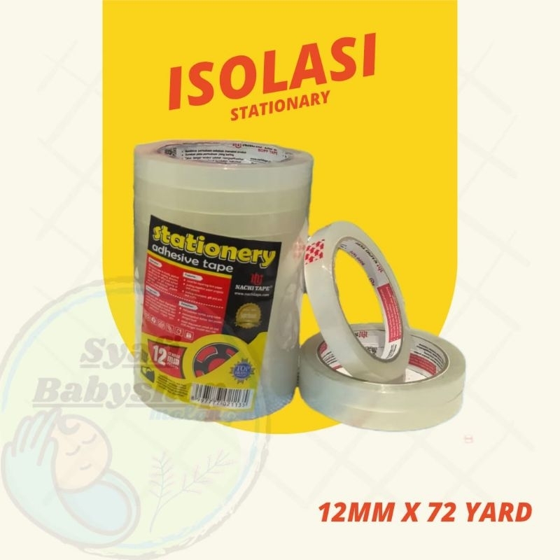 ISOLATION, SOLUTION STATIONARY by NACHI TAPE 12MM | Shopee Malaysia