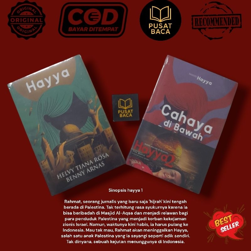 Package fiction novel- hayya 1&2 R.2d | Shopee Malaysia