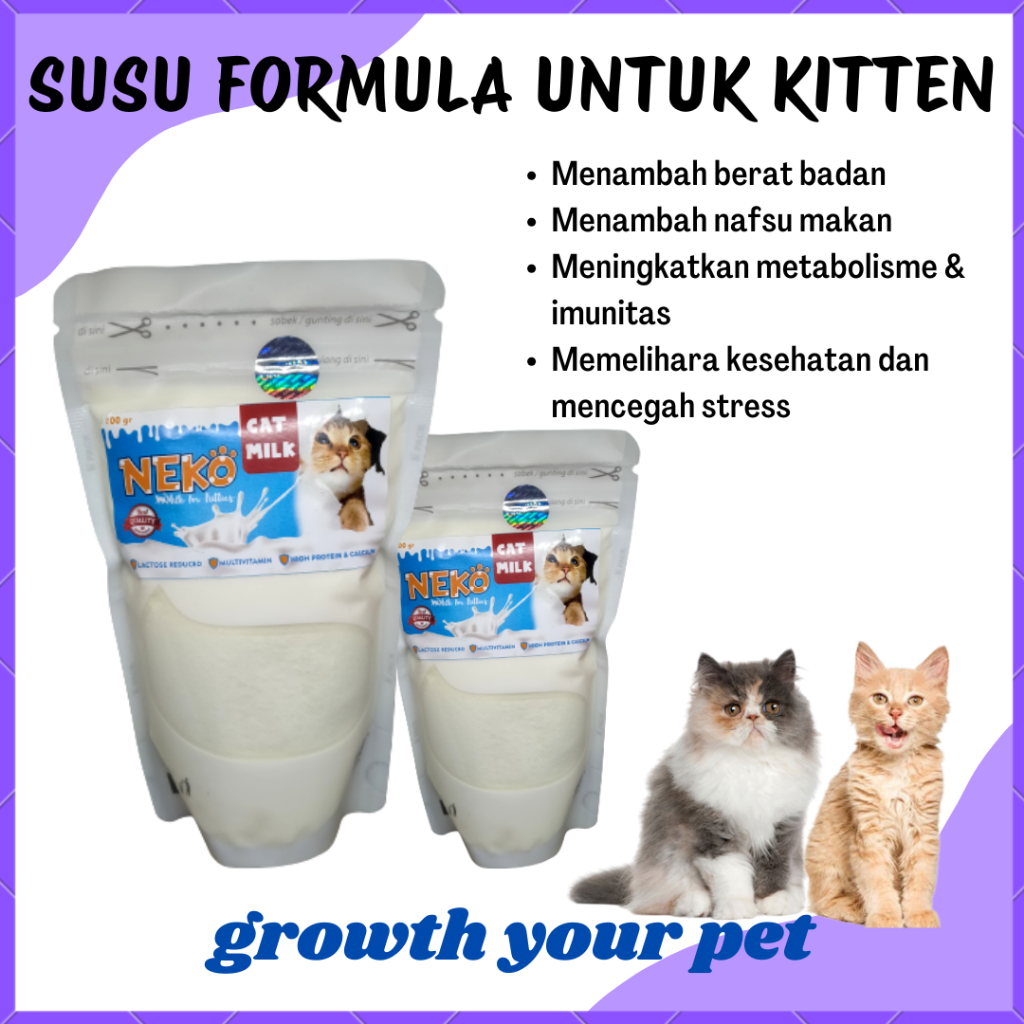 CAT DOG milk Complete milk replacer feed ANIMAL HIGH NUTRITION TO BE ...
