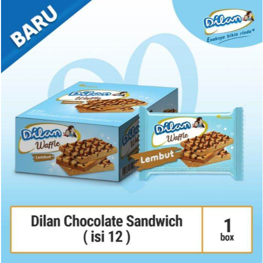 Dilan Waffle Chocolate Flavored Waffle Cake (1 box contains 12 pcs) | Shopee Malaysia