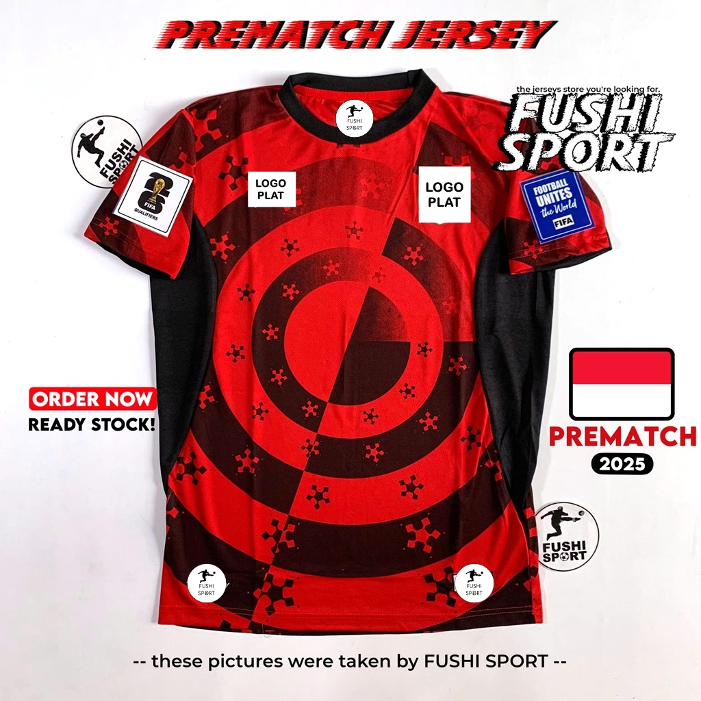 Indonesian National Team Football Jersey Pre-Match Shirt 2025 2026 NEW ...