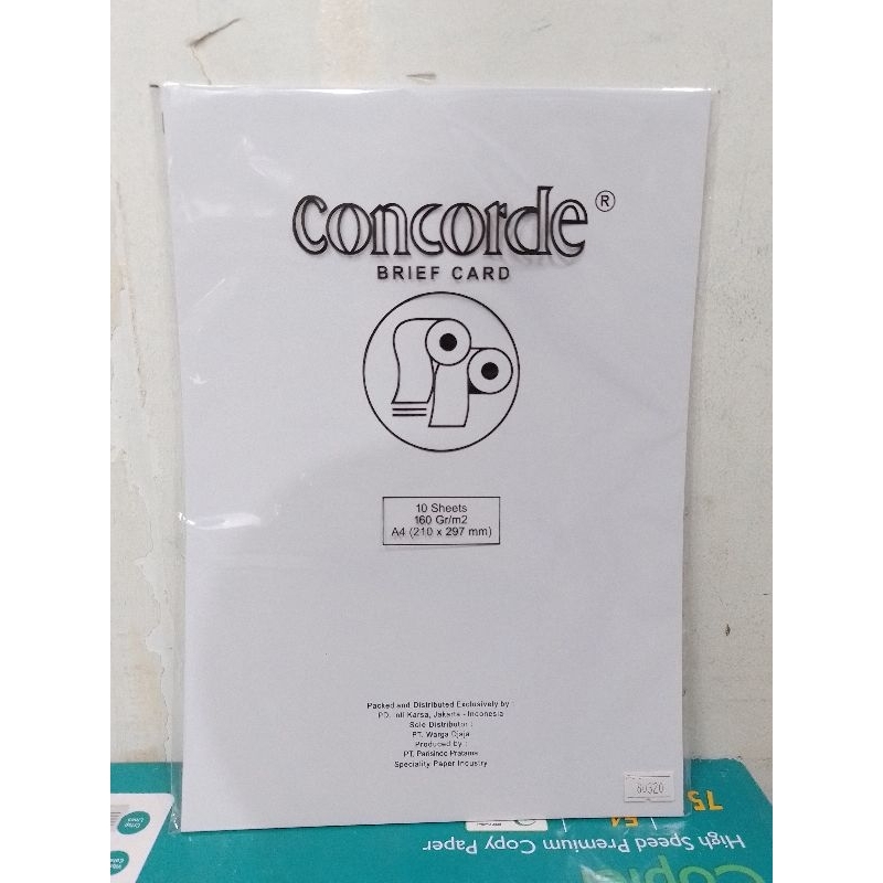 A4 Size Concorde Paper 160gr | Shopee Malaysia