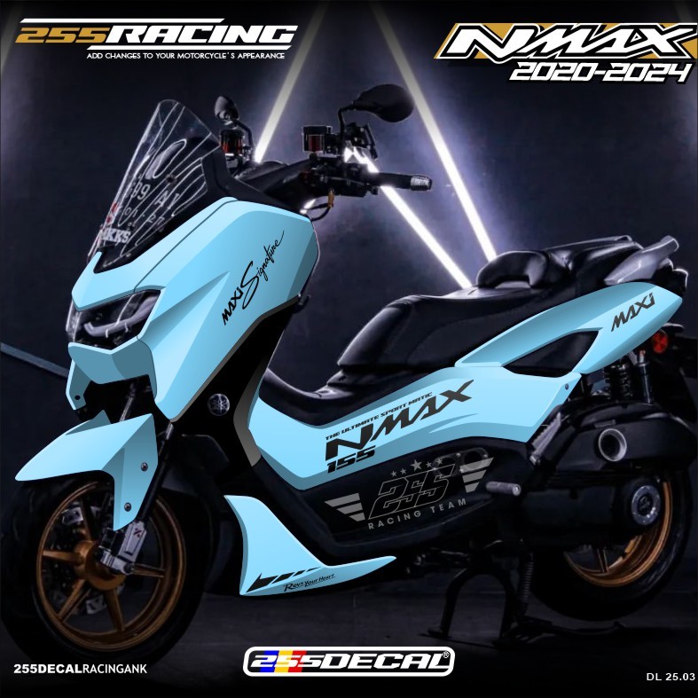 NEW Nmax Sticker 2020 2021 2022 2023 2024 Full body Full block - Decal ...
