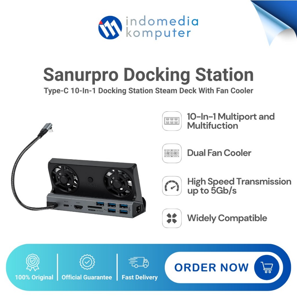 Type-C Steam Deck 10 IN 1 With Cooler Support Rog Ally Game Docking 10 ...
