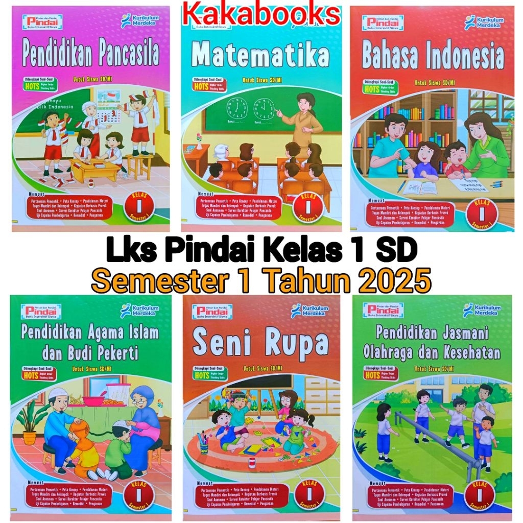 SCAN LKS SD/MI Class 1 - Independent Curriculum (Latest 2025 printing ...
