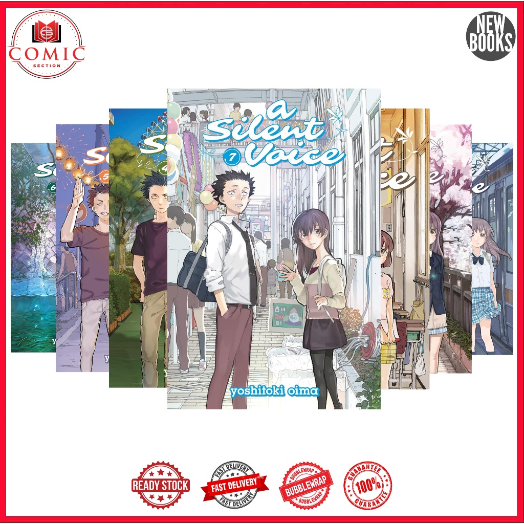 Comic A silent Voice, 7 Books series (English) | Shopee Malaysia