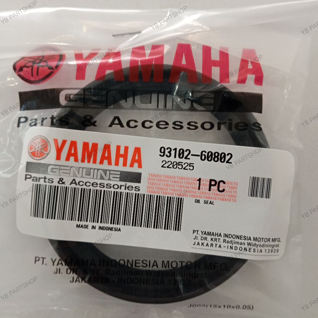 OIL SEAL / RUBBER SEAL LEFT CRUKAS SIL / SEAL PULLY FRONT LEFT PULI ...