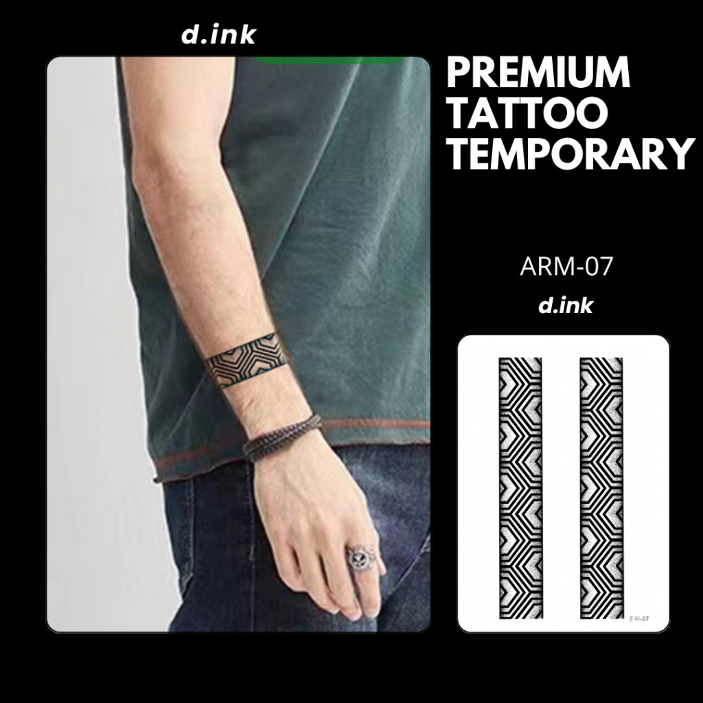 PREMIUM ARMBAND ARM-07 temporary tattoo long lasting 1 month Roman ...