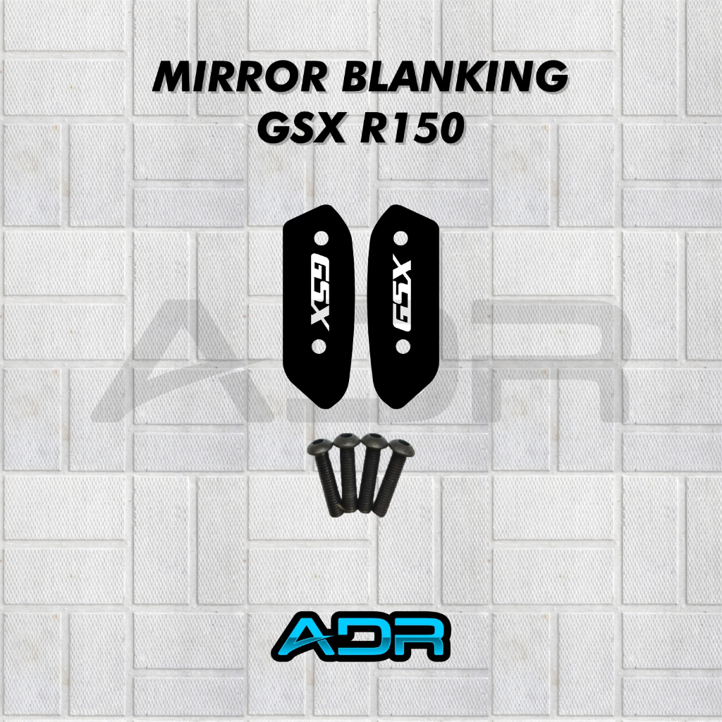 Suzuki GSX R150 Blanking Mirror / Rear View Mirror Cover | Shopee Malaysia