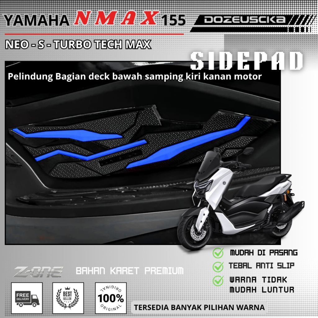 Yamaha NMAX 155 Sidepad Protective Side DECK Parts | Shopee Malaysia