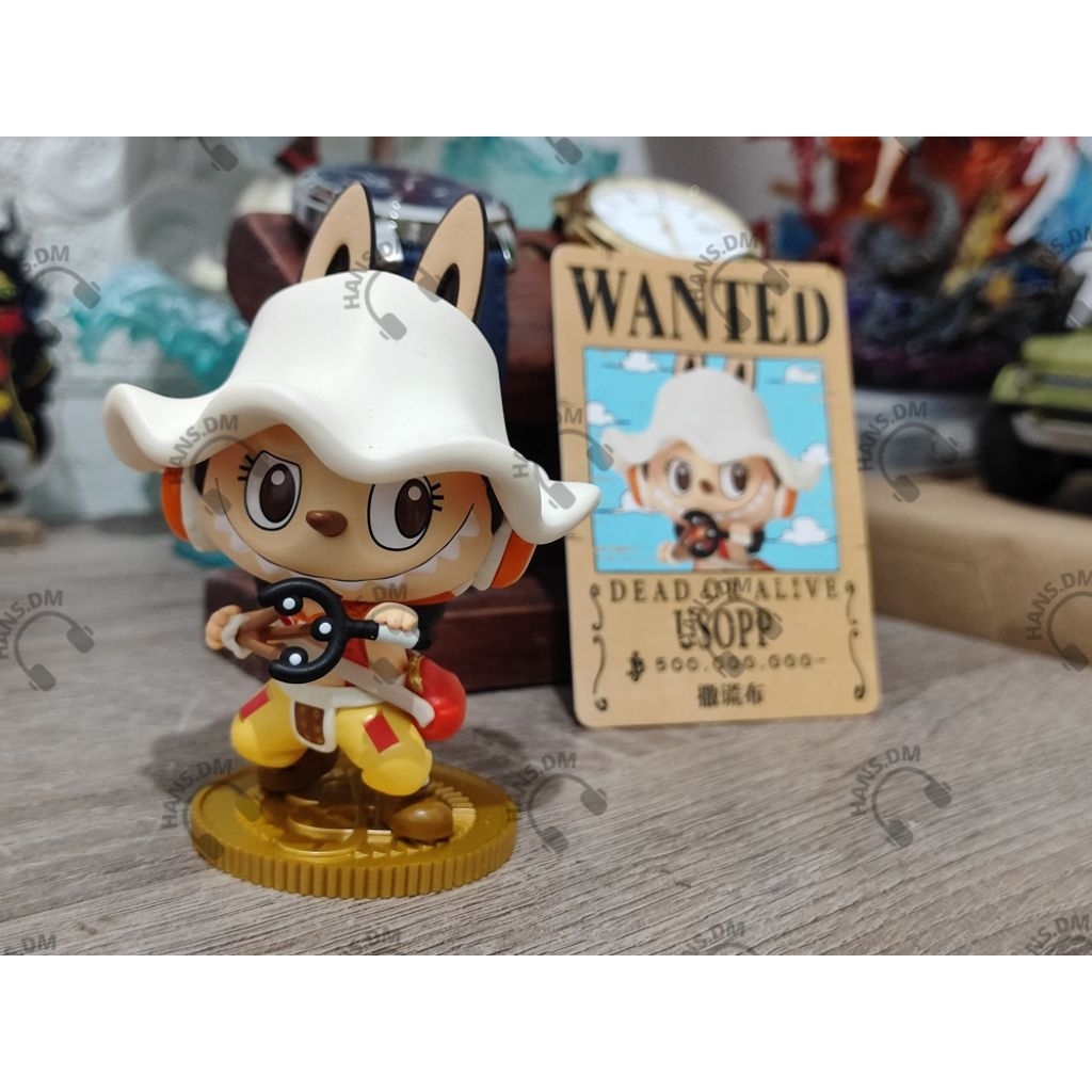 One Piece Usop Action Figure - The monster x One Piece POP MART Labubu ...