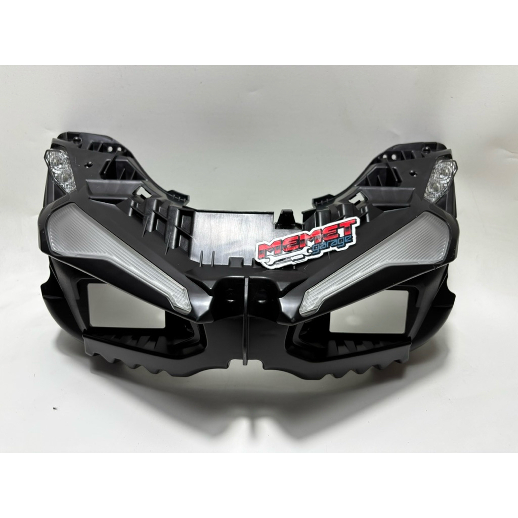 Original Yamaha Aerox Alpha Turbo 2025 Headlight Eyebrow Frame | Shopee ...