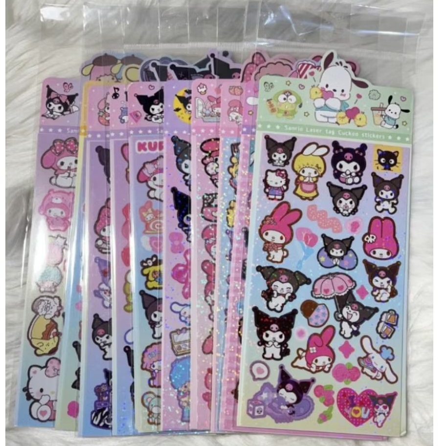 Hologram kuromi stickers/viral kuromi stickers/glossy kuromi stickers ...