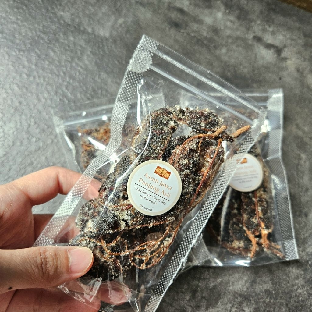 Original Long Tamarind Candied Tamarind 50 gr Snack Ruma Eci | Shopee ...