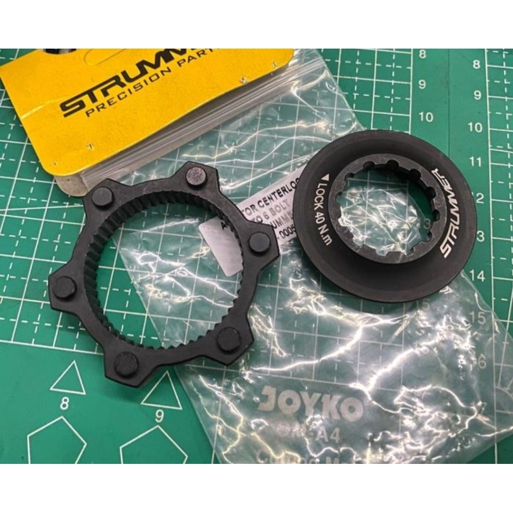 Disc rotor adapter from center lock to six 6 bolt strummer | Shopee ...